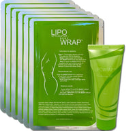 Lipo Applicator Body Wrap With Guarana, Green Tea, and Seaweed Wraps W