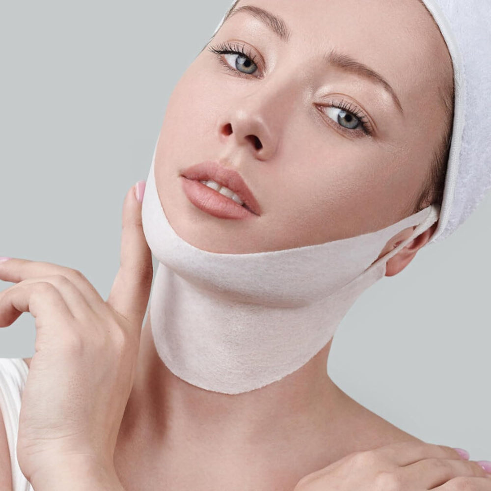 Double Chin Contour Cream And Masks Set Neck Firming Face Line Shaping