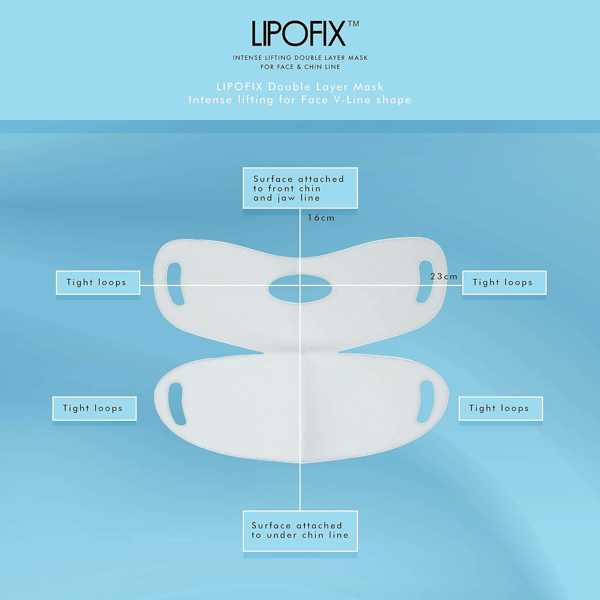 Double Chin Reducer Intense Lifting Toning Mask LipoFix