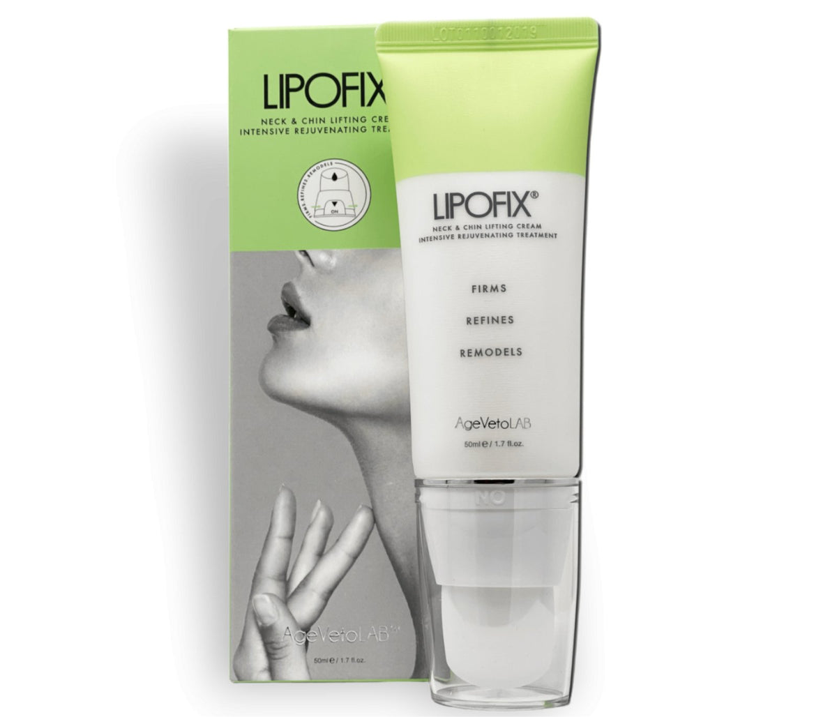 Neck Firming Double Chin Tightening Rejuvenating Cream. LIPOFIX